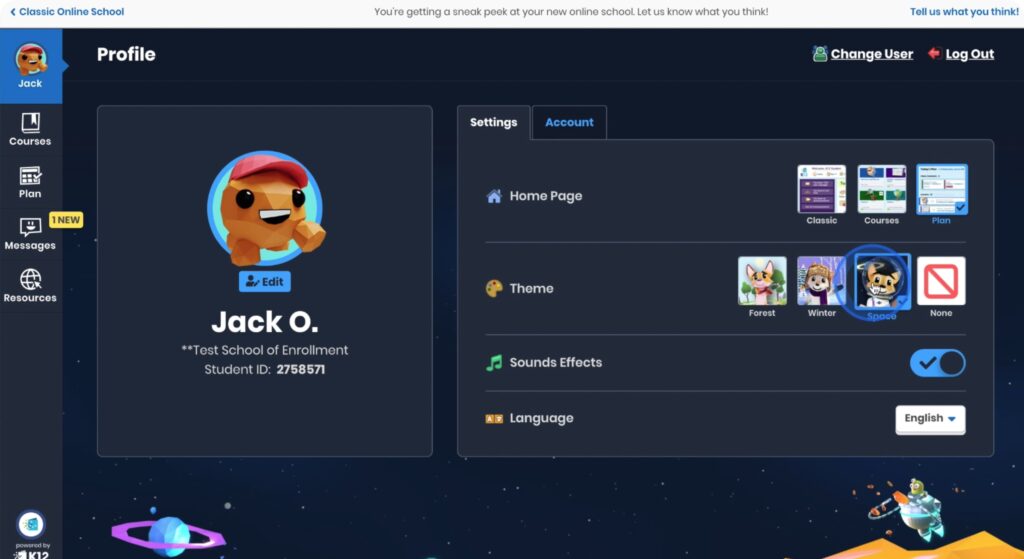 Online First Grade - K12